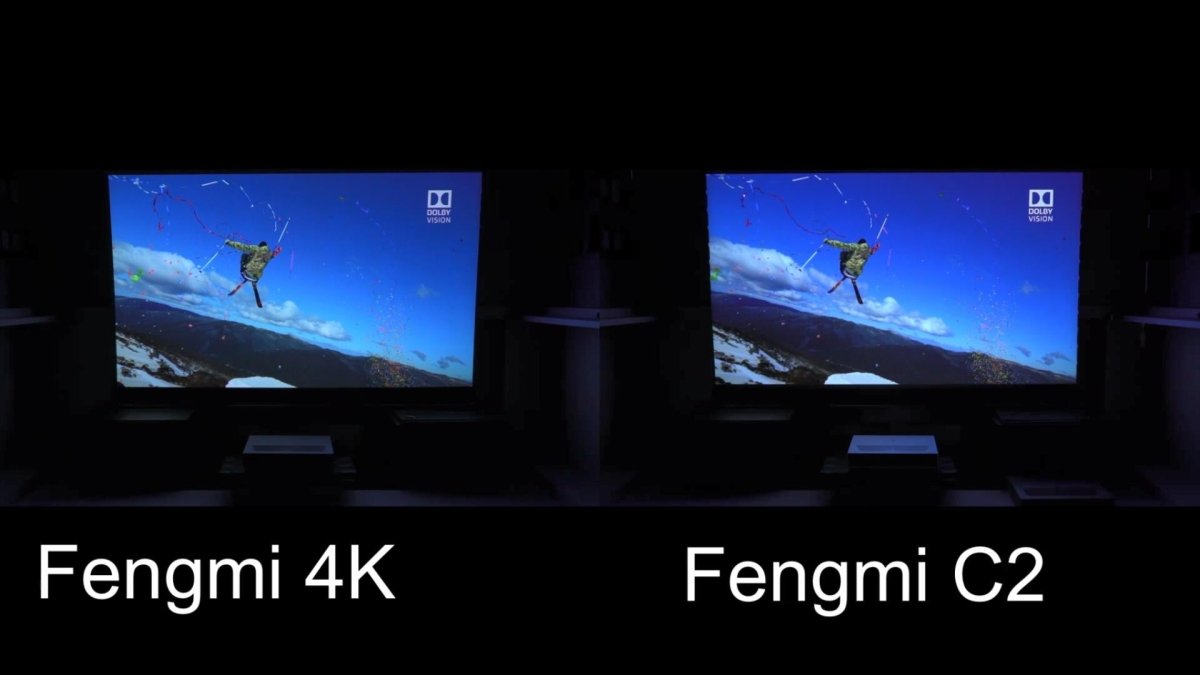 Fengmi C2 vs 4k, side by side compare
