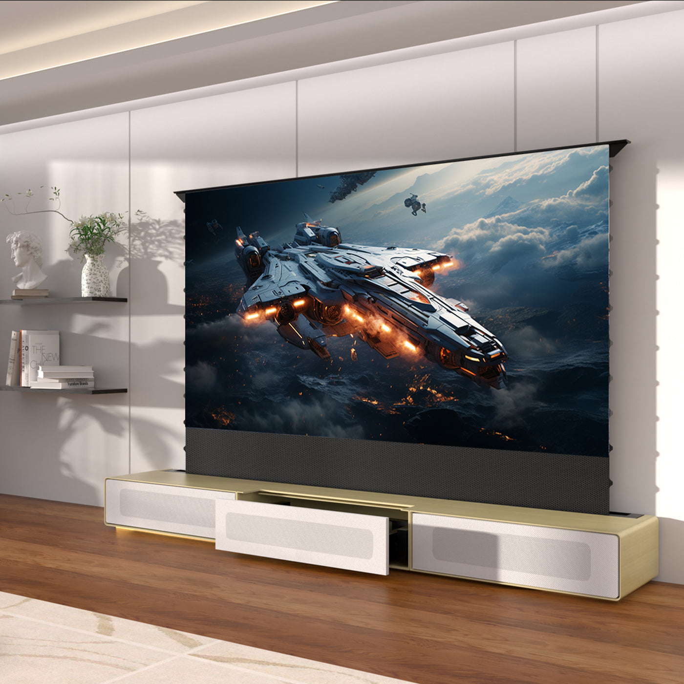 Shore Ultra Short Throw Laser Projector Matte Cabinet - Customize (Pre
